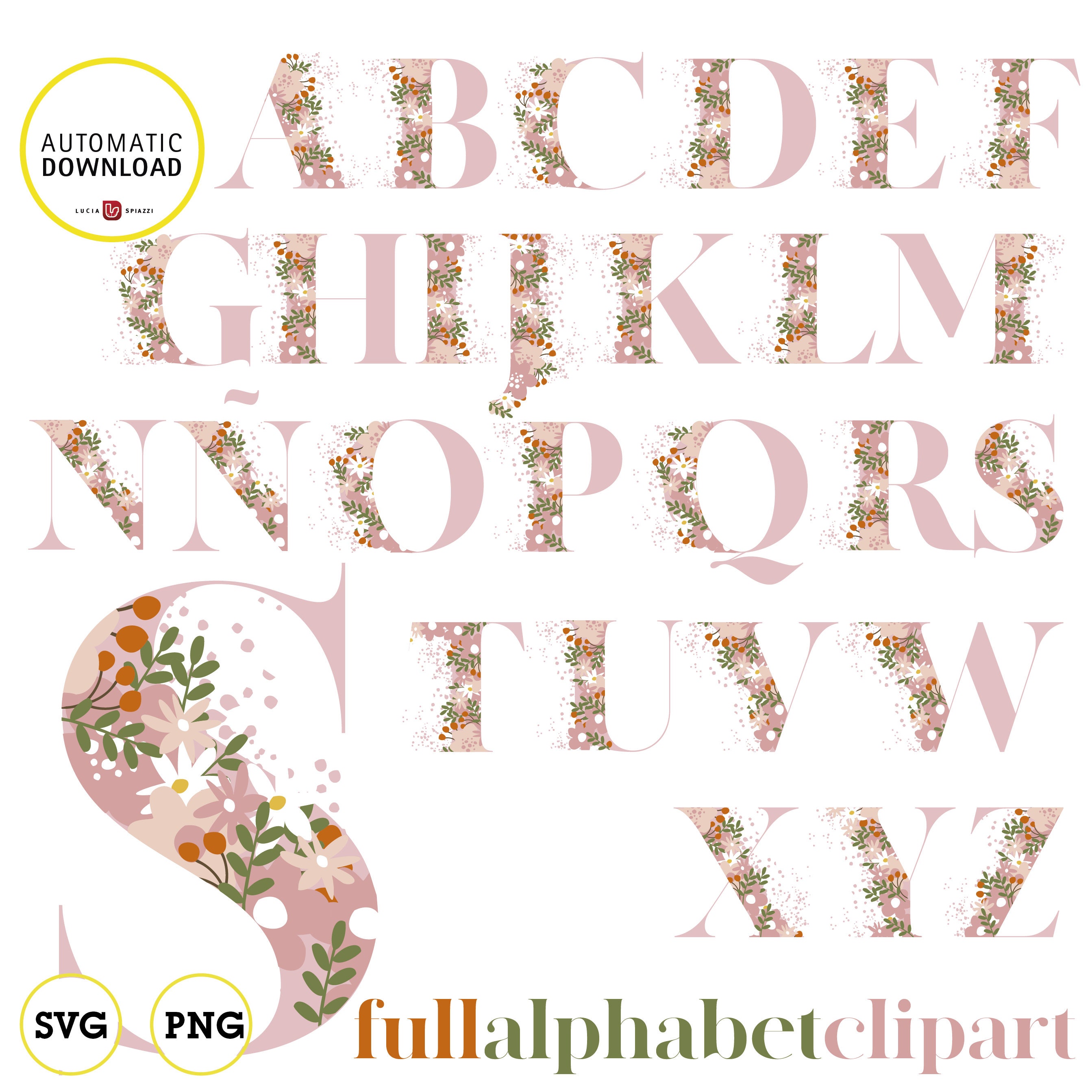 Forest Alphabet Alphabet Enchanted Forest Letters A-Z - Etsy UK