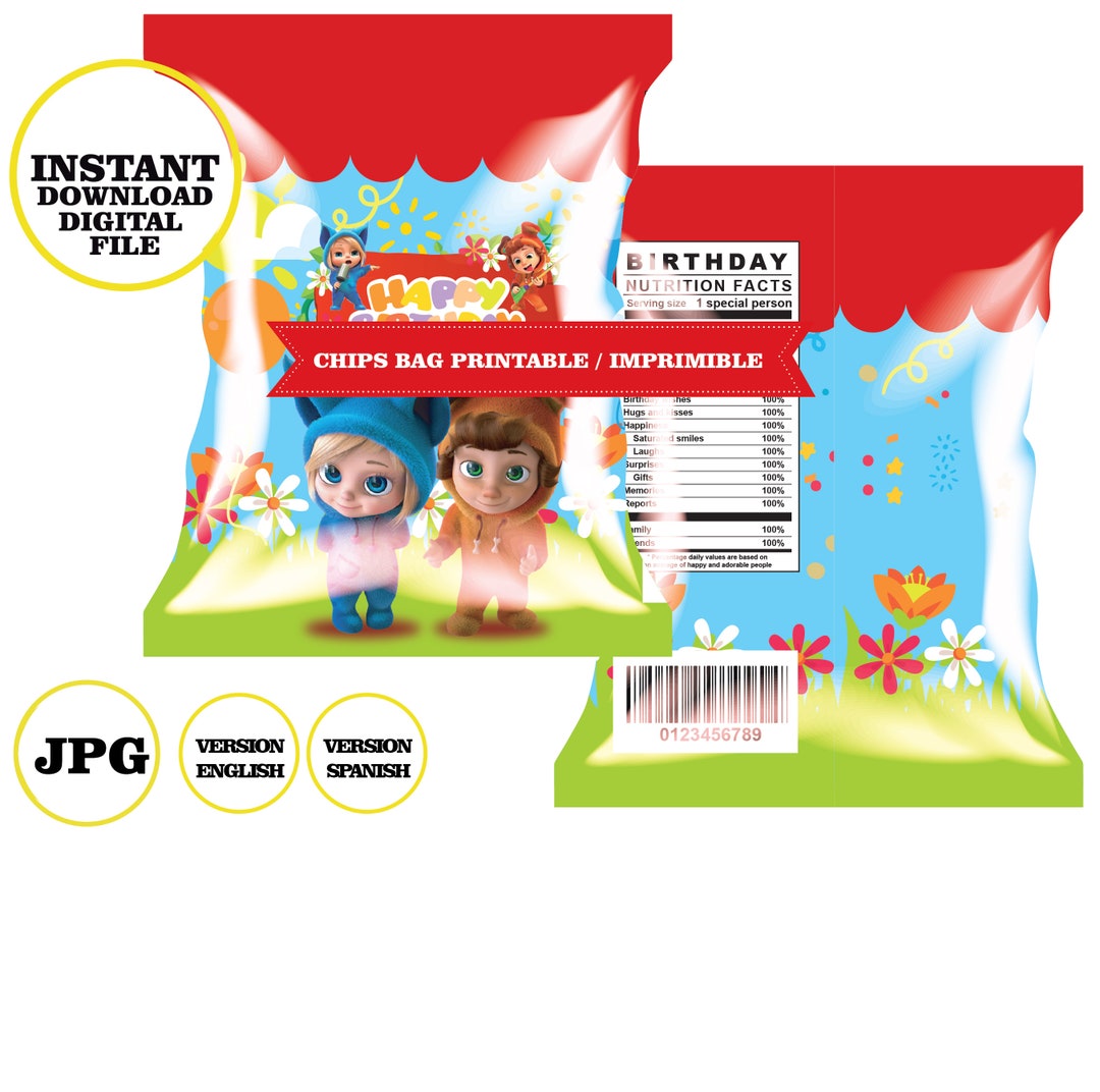 Dave Y Ava, Chips Bags, Archivos JPG En 300 Dpi, Alta Calidad De Imagen ...