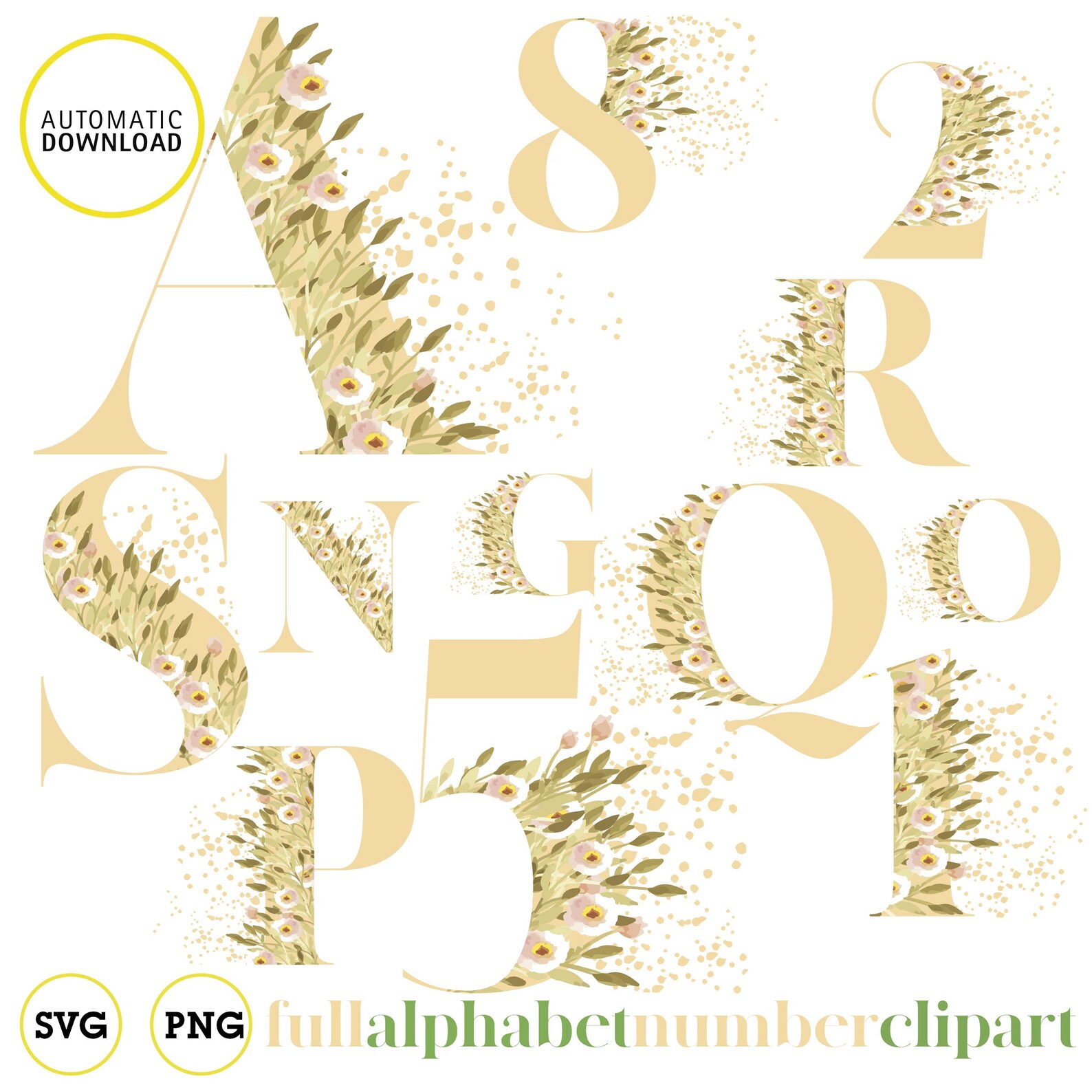 Forest Alphabet Alphabet Enchanted Forest Letters and - Etsy