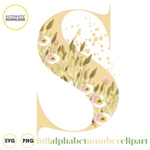 Forest Alphabet, Alphabet Enchanted Forest, Letters and Numbers Clipart ...