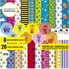 Plim Plim, 20 Pattern Plim Plim, 9 Circle, Printable PAPERS ROSETTE ...