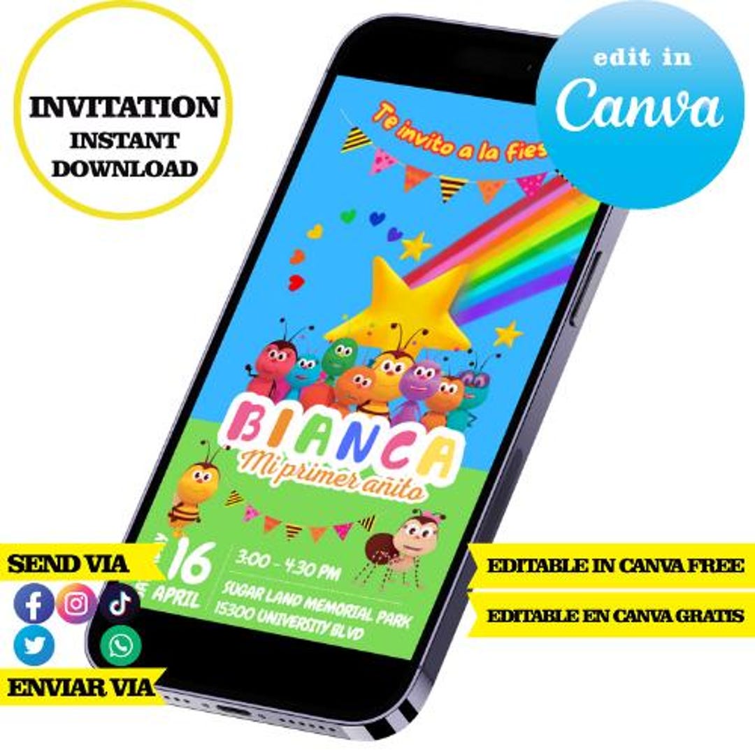 Bichikids, Animated Video Invitation, Custom Logo and Details ...