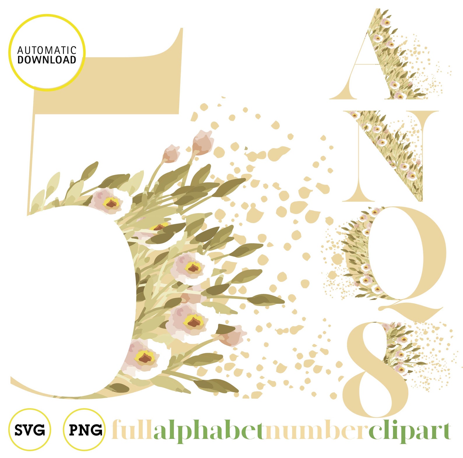 Forest Alphabet Alphabet Enchanted Forest Letters and - Etsy