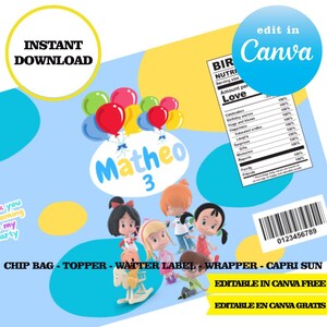 Cleo and Cuquin, Editable Template, Canva Editable Instant Digital ...