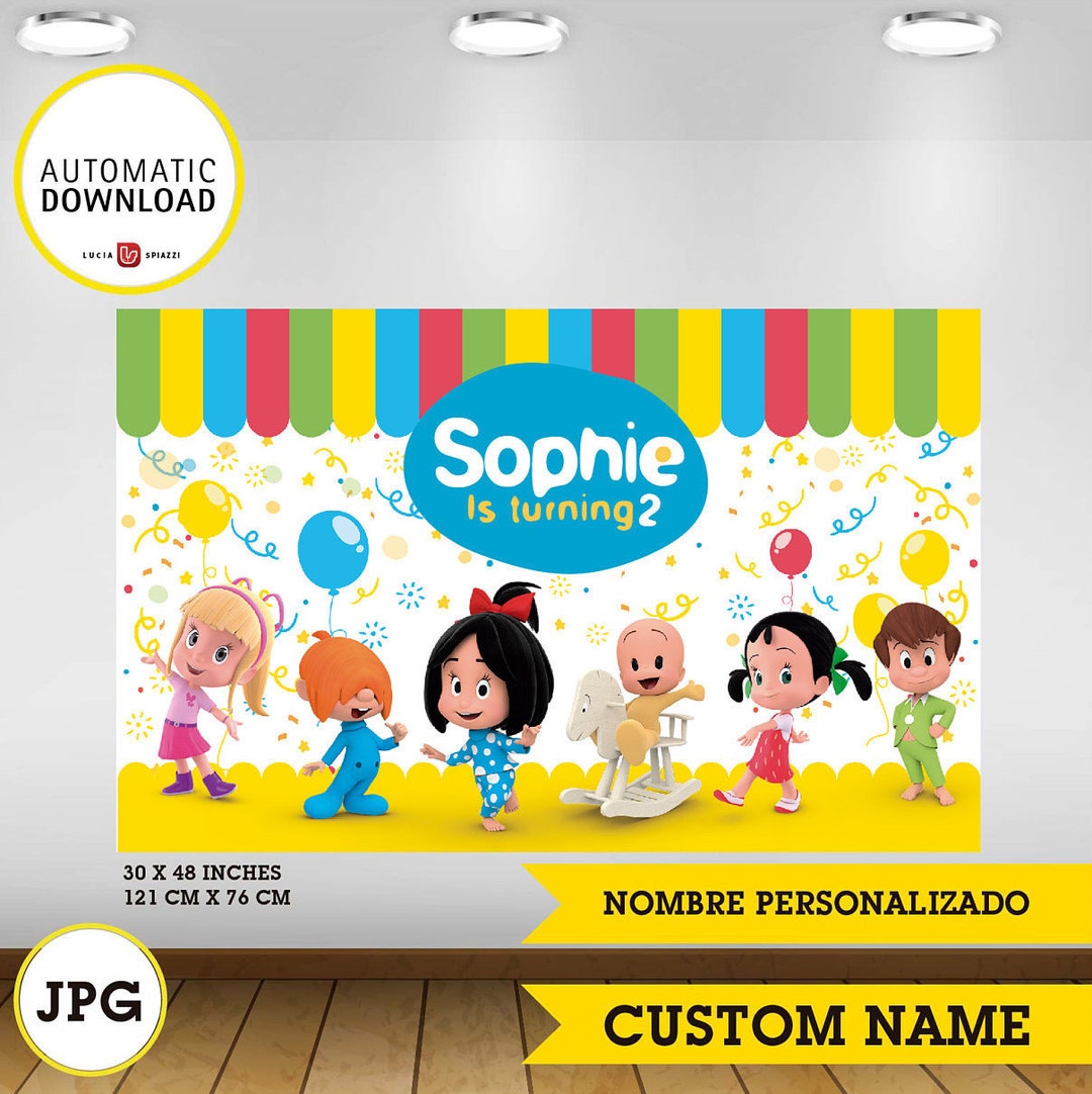 Cleo y Cuquín telón de fondo, fiesta temática, fondos para imprimir ...