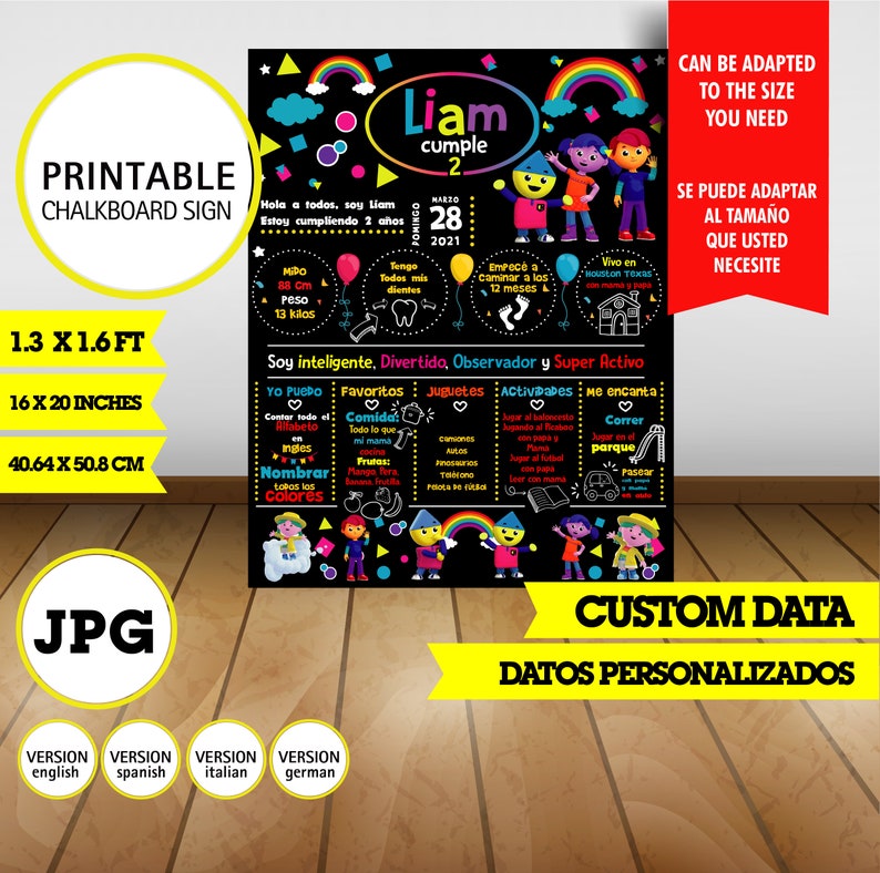 Charlie Colorforms City Chalkboard Sign Custom Logo - Etsy