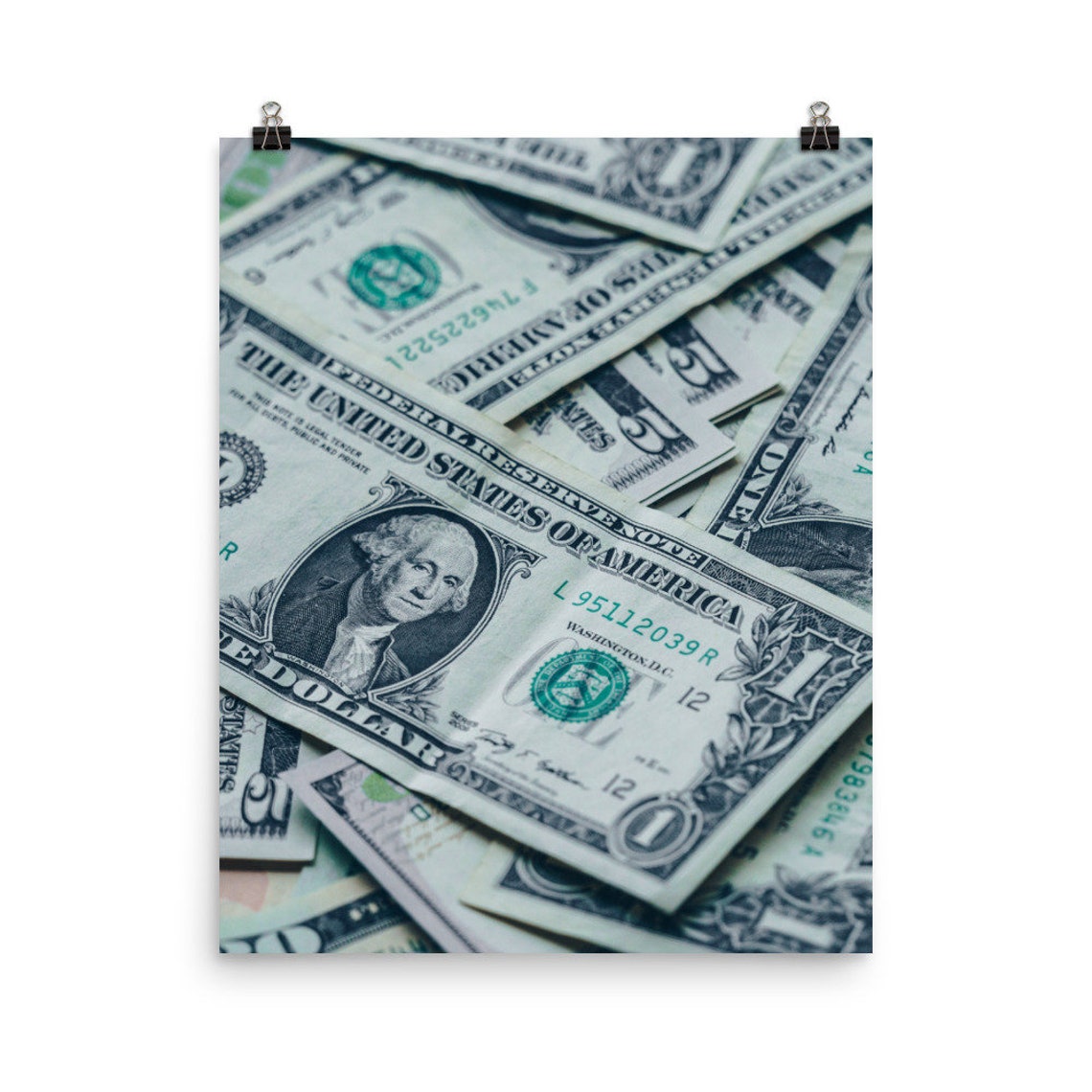 Arte de la pared del dinero cartel impreso / cartel del | Etsy