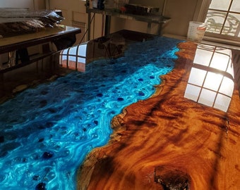 Live Edge River Table | Etsy