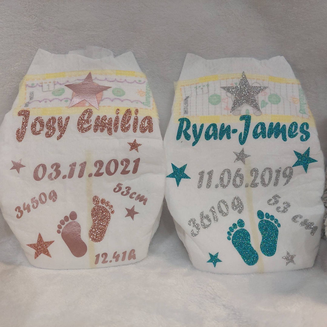 Personalized Diaper Pampers Gifts for Birth - Etsy