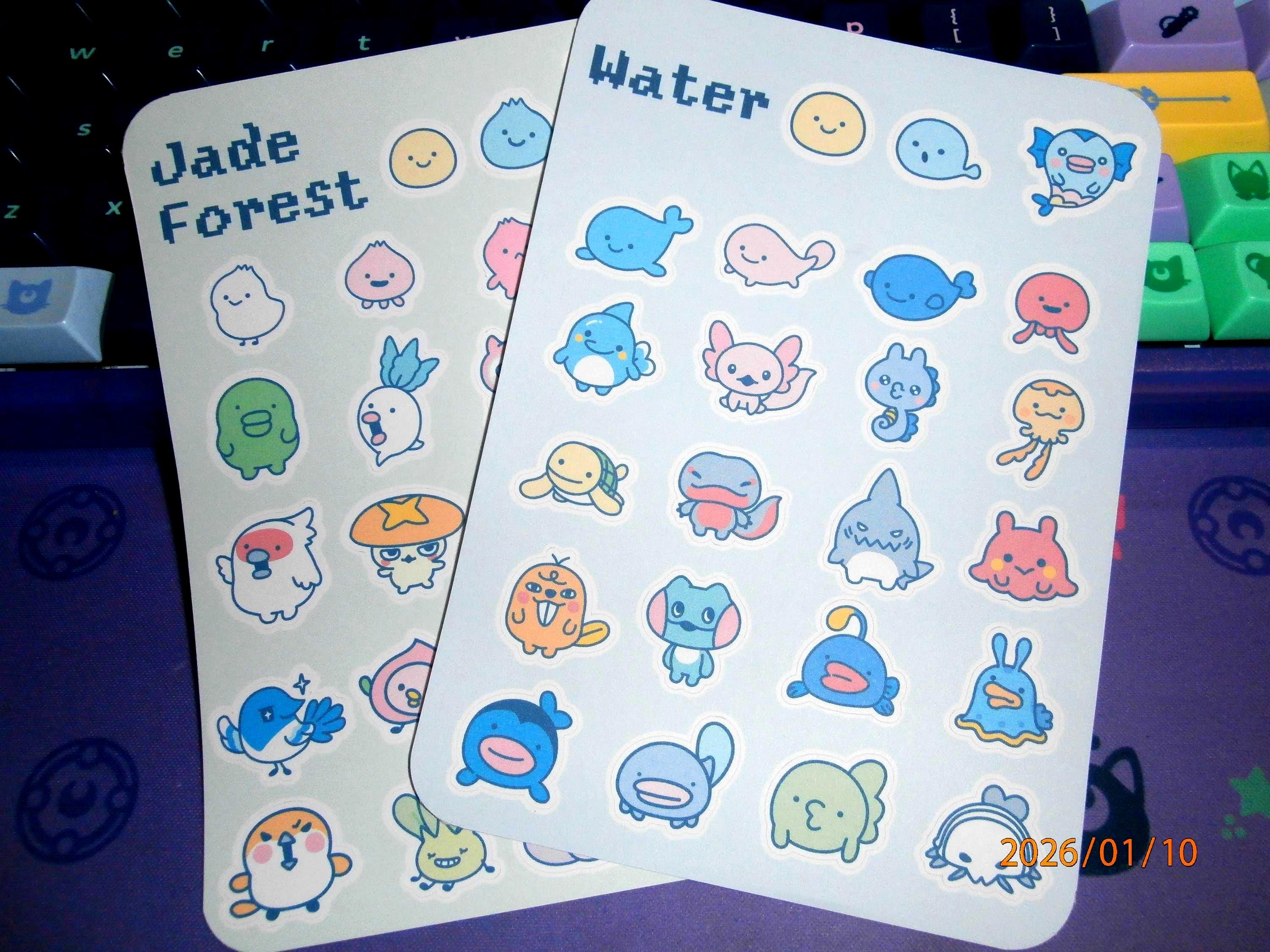 New Tropics and Glacier! Tamagotchi Paradise Planner Paper Sticker ...