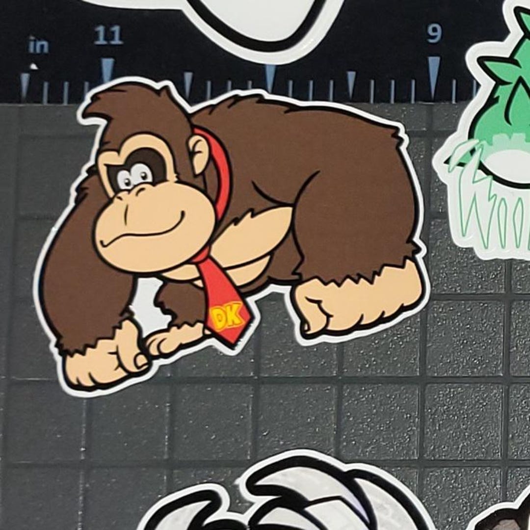 Donkey Kong Bananza Glossy Sticker 2.5x 2 Inch - Etsy