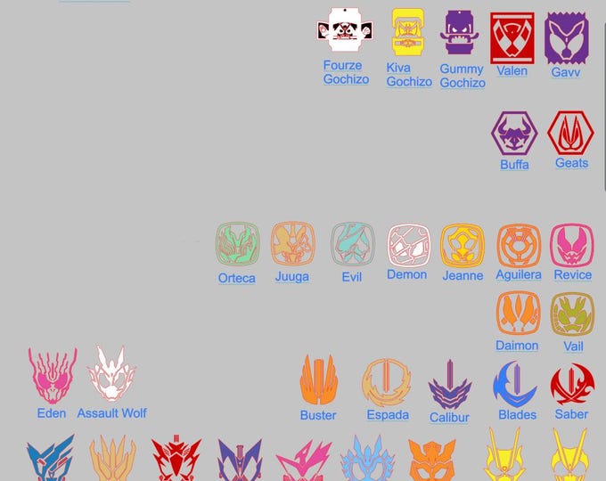 Kamen Rider Geats Rider Core ID [customizable] (version 1) - Etsy