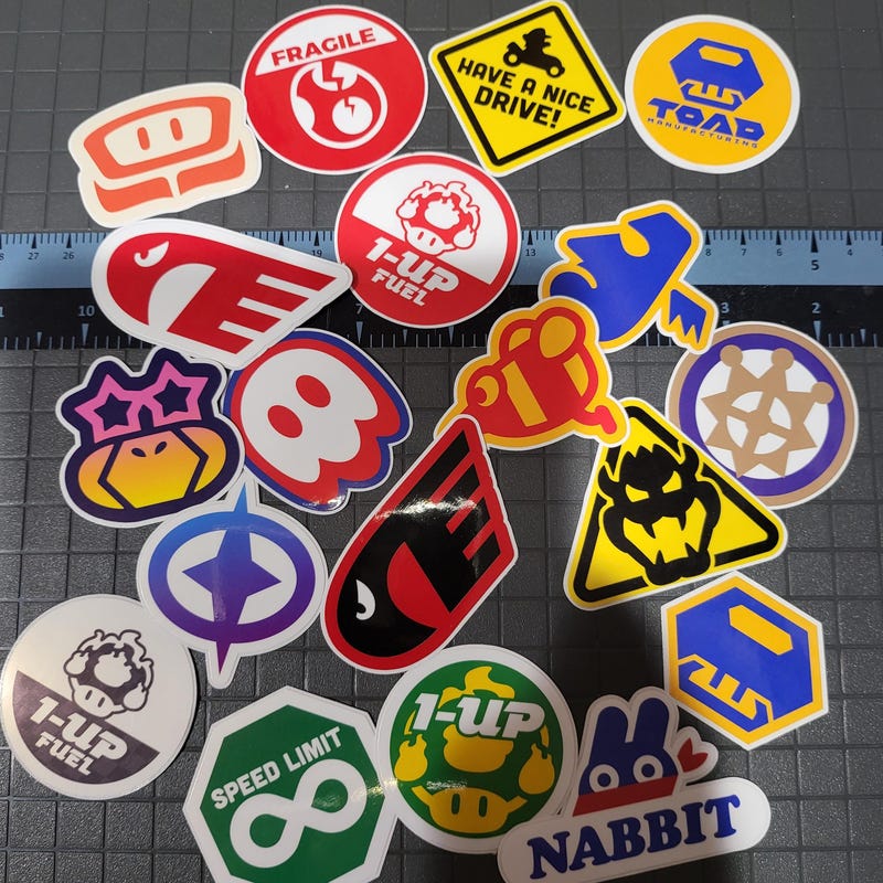 Nintendo Stickers - Etsy
