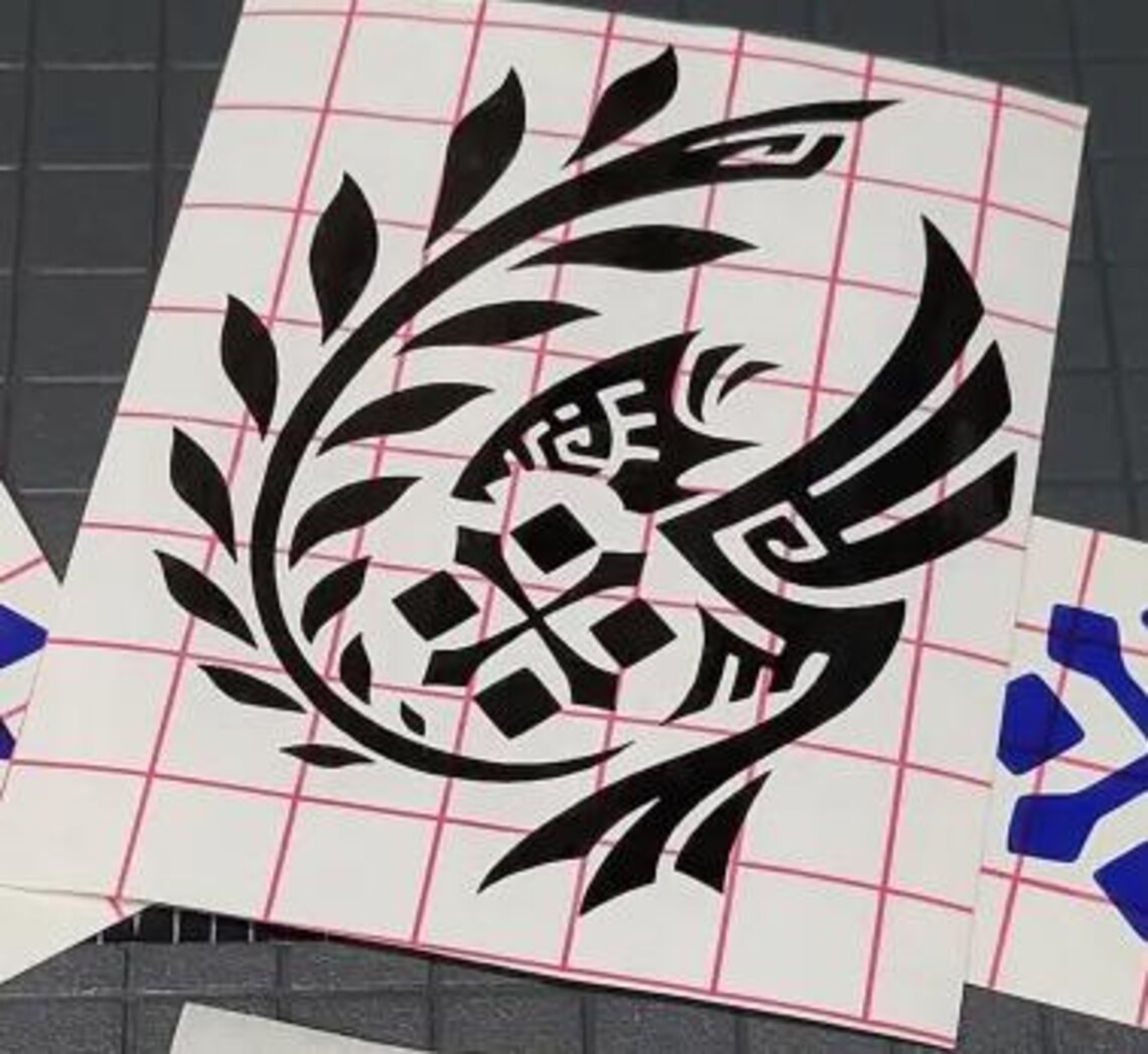 Monster Hunter Wilds Research Commission Emblem Decal, You Choose Color ...