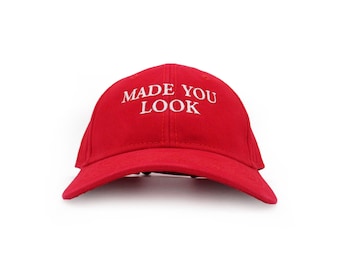 Made You Look Hat - Etsy