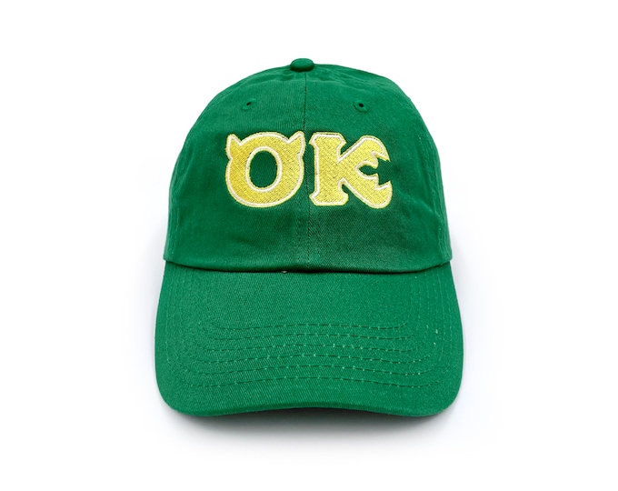 MU Monsters University Hat, Embroidered Cap, Stitched Baseball Hat ...