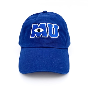 MU Monsters Inc Embroidered Hat | Adjustable Cap | Unstructured Hat ...