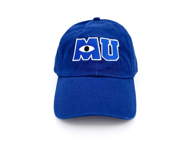 MU Monsters Inc Embroidered Hat Adjustable Cap - Etsy UK