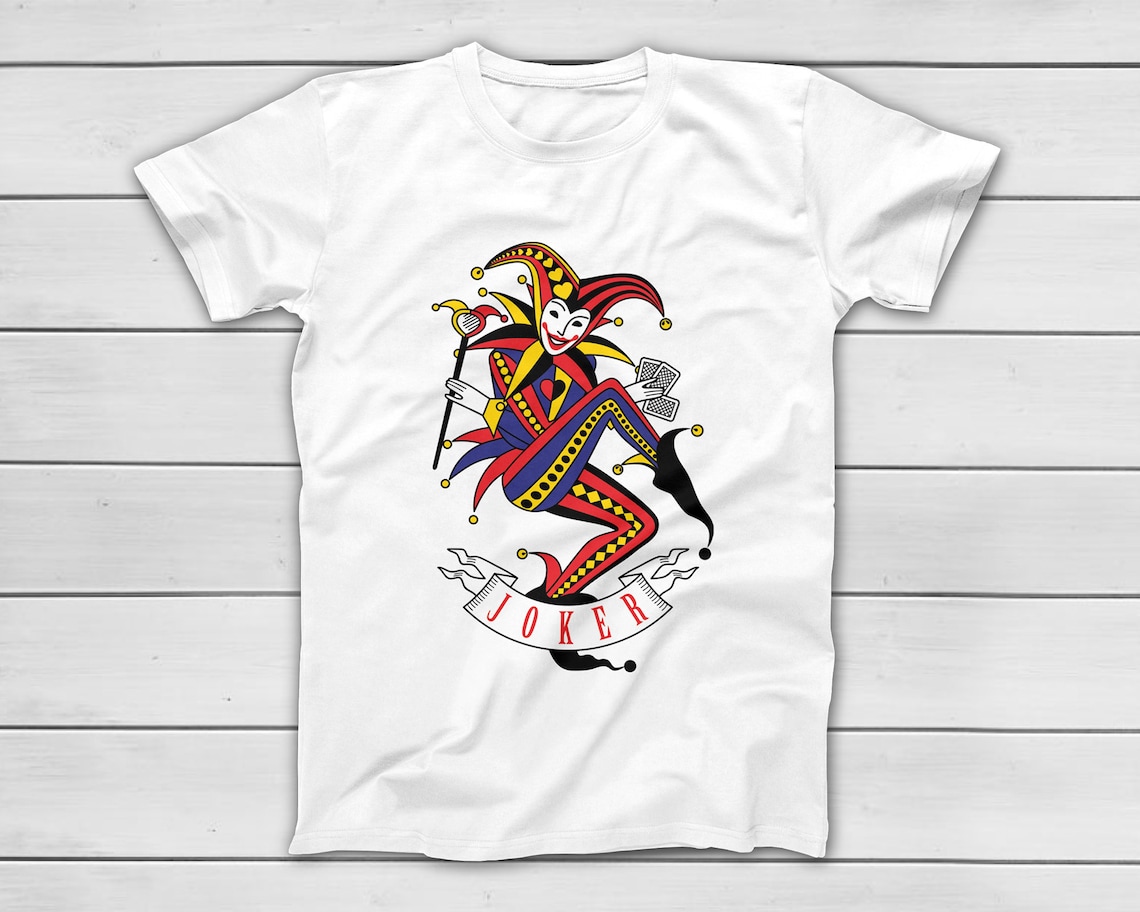 JOKER Playing Card Halloween Costume Tees Standard 52 Card Pack - Group ...