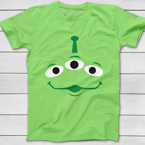 Toy Story Alien Face T-shirt Little Green Men T-shirt Toy - Etsy