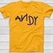 Toy Story ANDY T-shirt - Belongs to Andy - Cowboy Andy - Disney Group ...