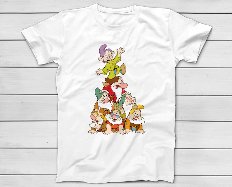 Seven Dwarfs - Grumpy Dopey Bashful Sleepy Sneezy Doc Happy - Disney ...