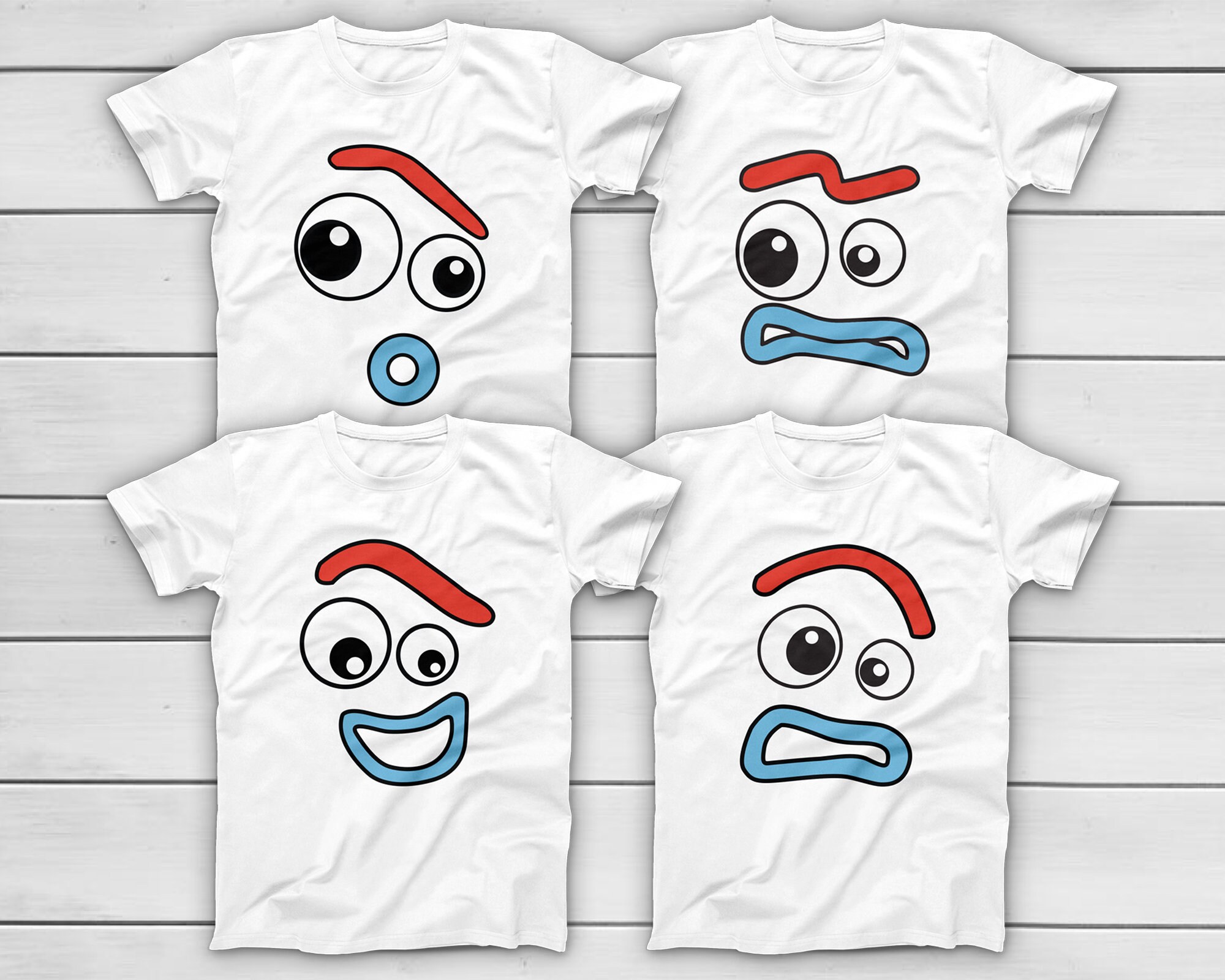 FORKY Toy Story 4 Character Face Expressions - I Don't Belong Here - I ...