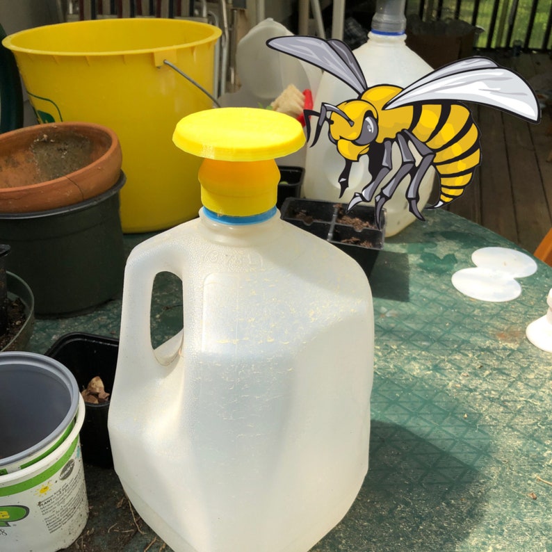 Really Good Wasp Trap for Recycled Milk Jug | Etsy