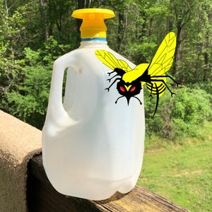 Really Good Wasp Trap for Recycled Milk Jug - Etsy