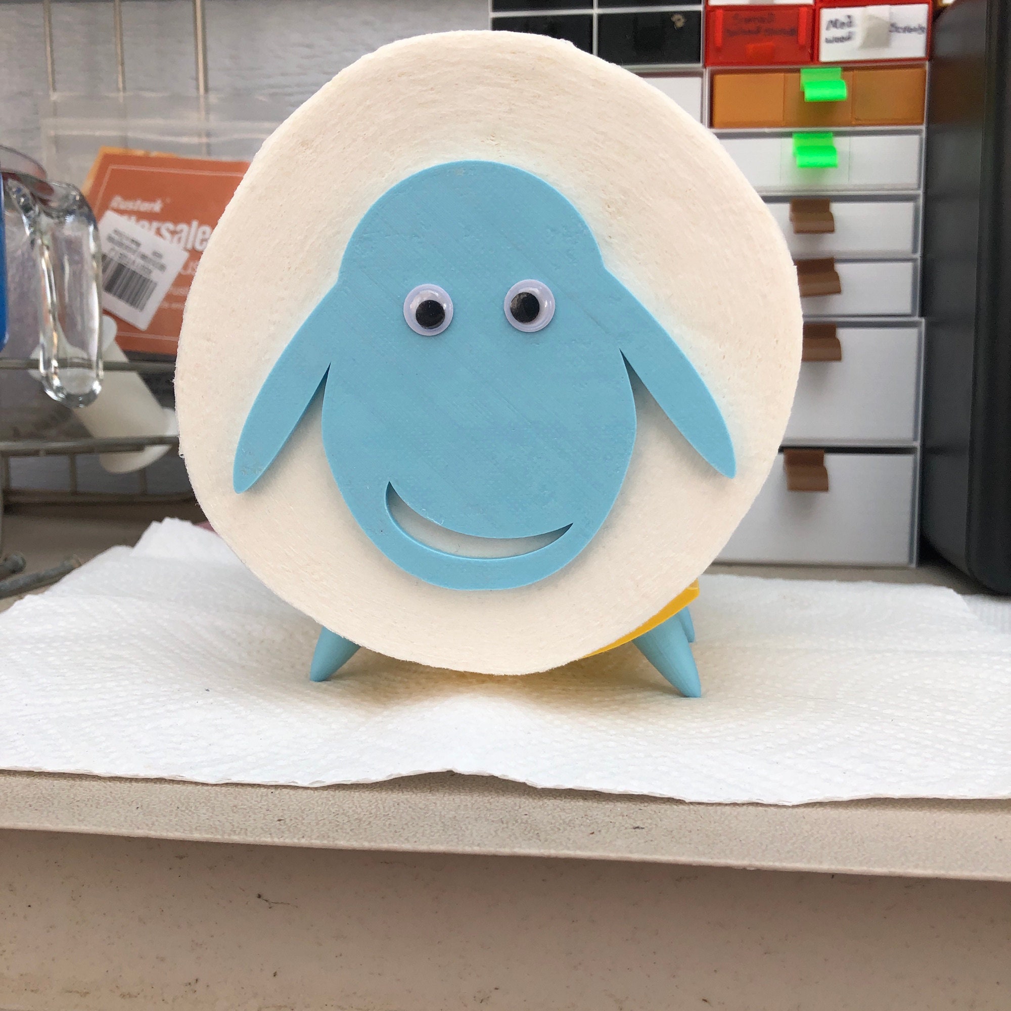 Cute Sheep with Toilet Paper Roll Body | Etsy