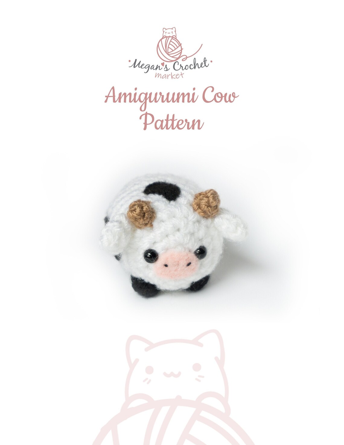 Crochet Amigurumi Little Cow PATTERN - Etsy