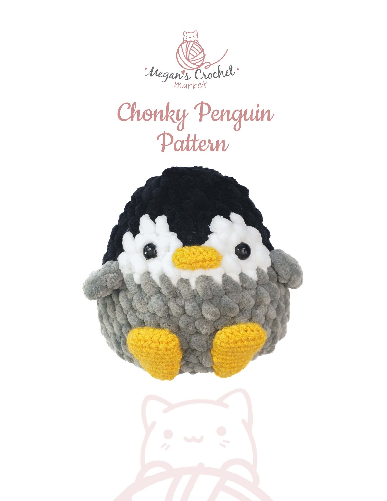 Crochet Chunky Penguin Amigurumi Pattern - Etsy