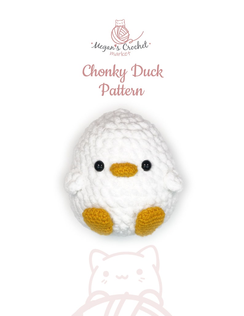 Crochet Chunky Duck Amigurumi Pattern | Etsy