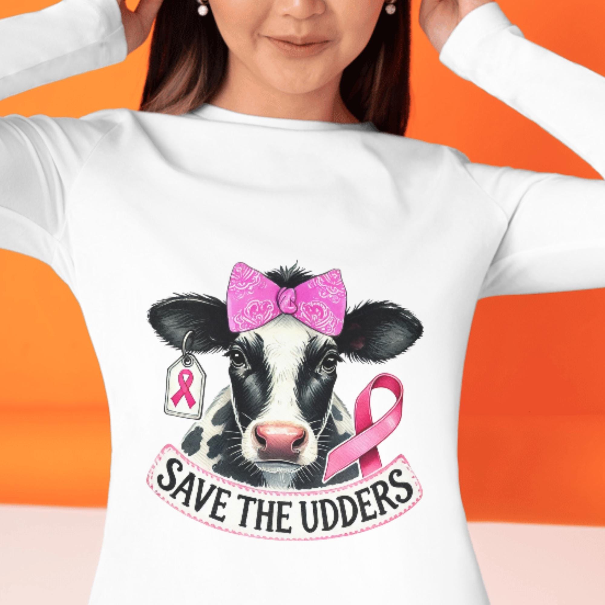 Save the Udders PNG, Breast Cancer Awareness PNG, Cancer PNG, Cow Png ...