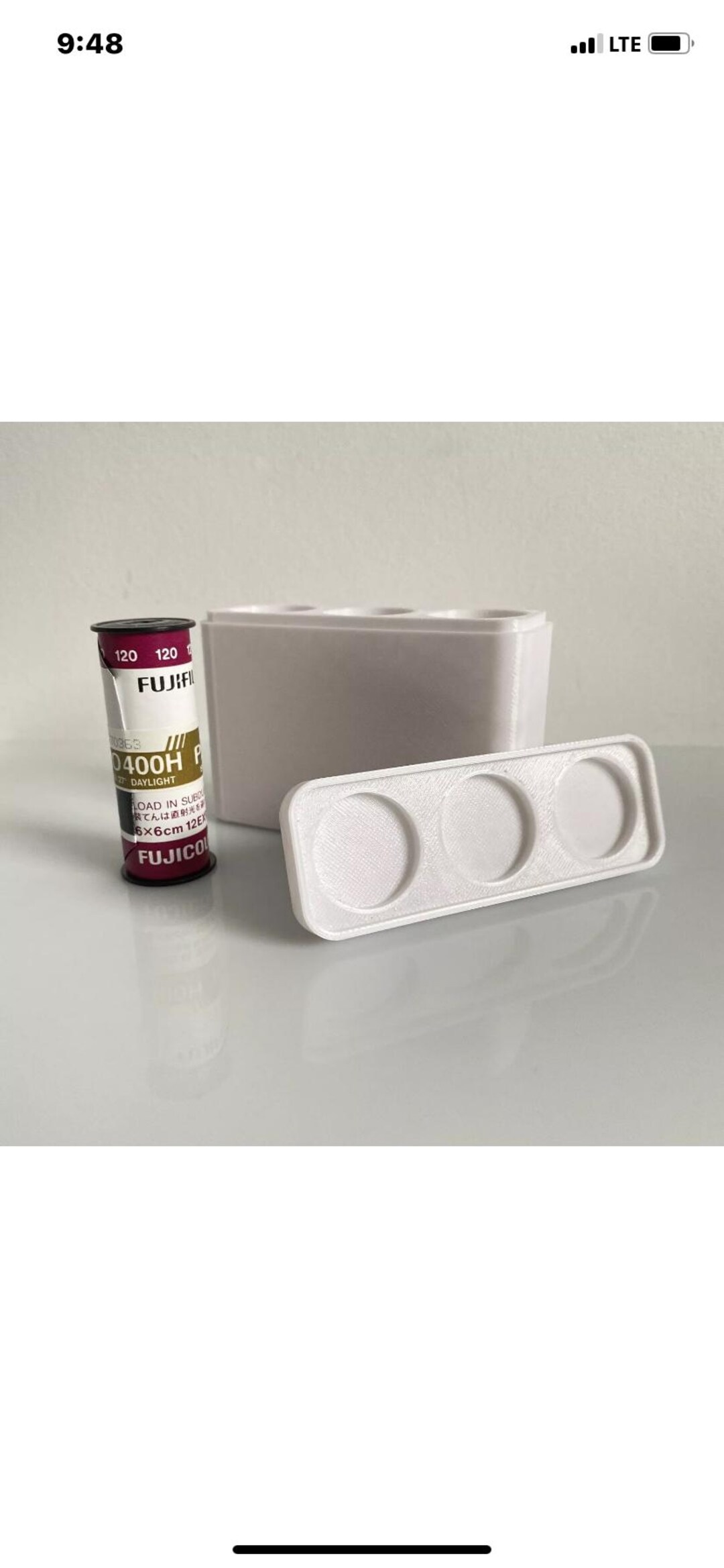120mm Film Holder / Storage Container - 3D Printed White. Film Not ...
