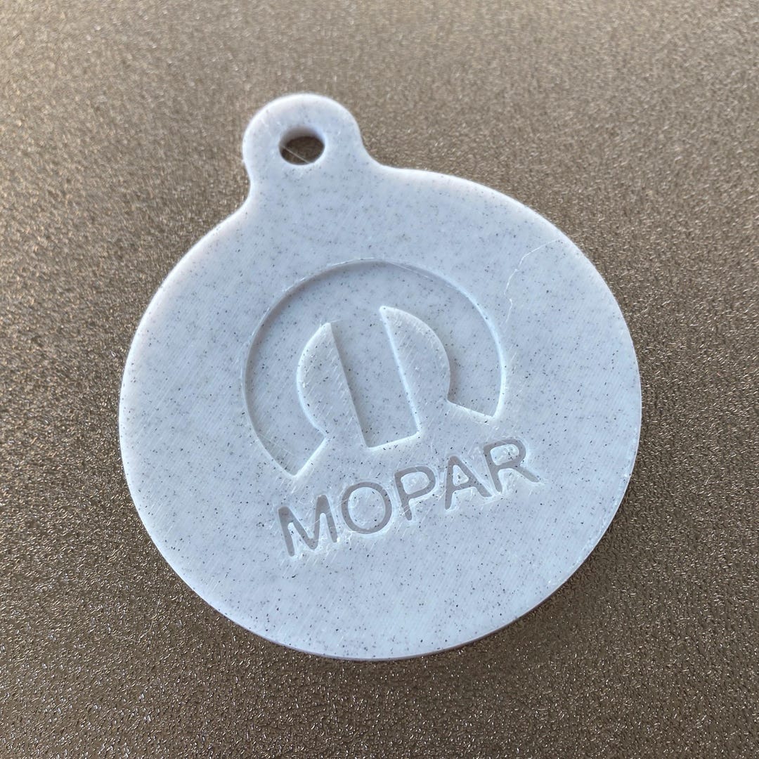 Mopar 3D Printed Keychain / Luggage Tag, Etc. - Etsy