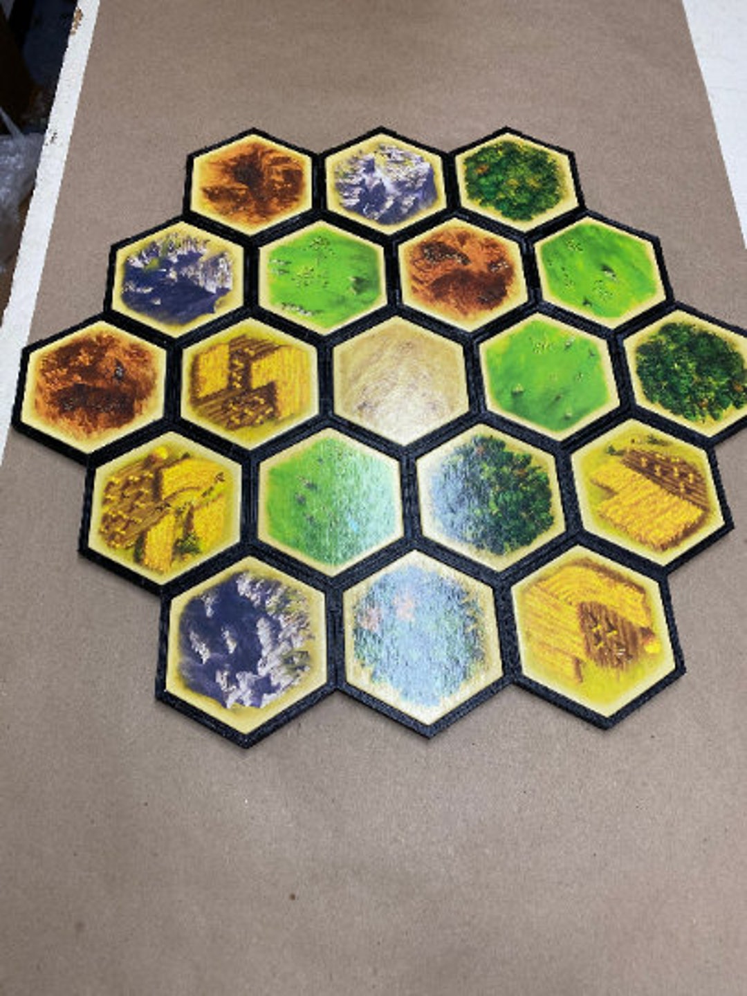 Magnetic Hex Tiles Board Game Upgrade Kit for Games Like - Etsy