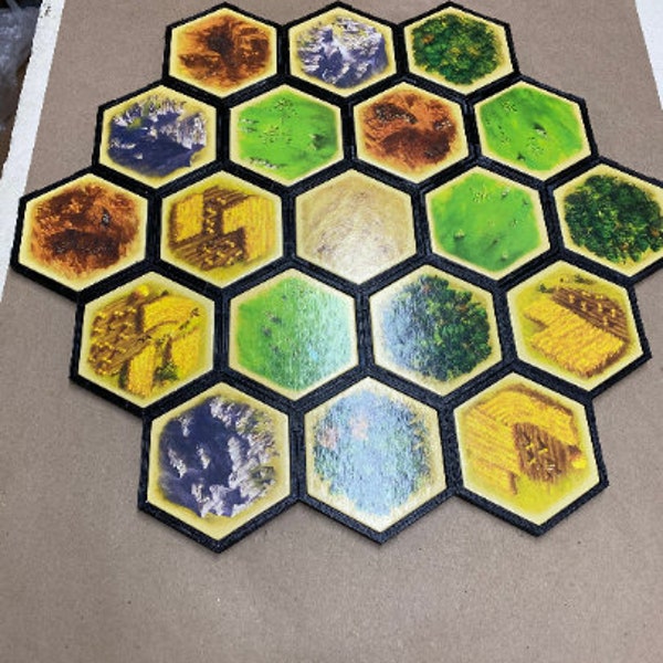 Catan Board Tiles - Etsy
