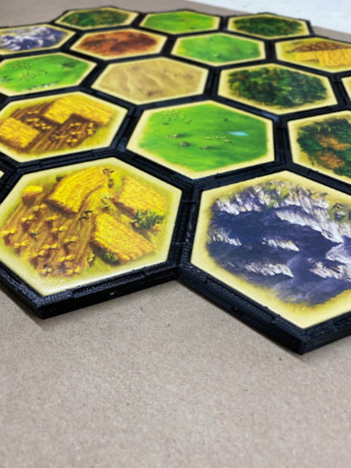 Magnetic Hex Tiles Board Game Upgrade Kit | Etsy