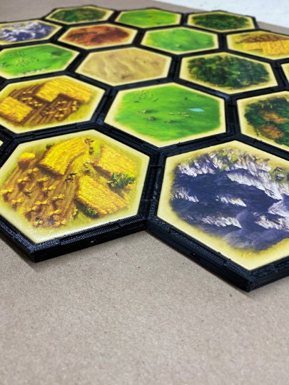 Magnetic Hex Tiles Board Game Upgrade Kit | Etsy