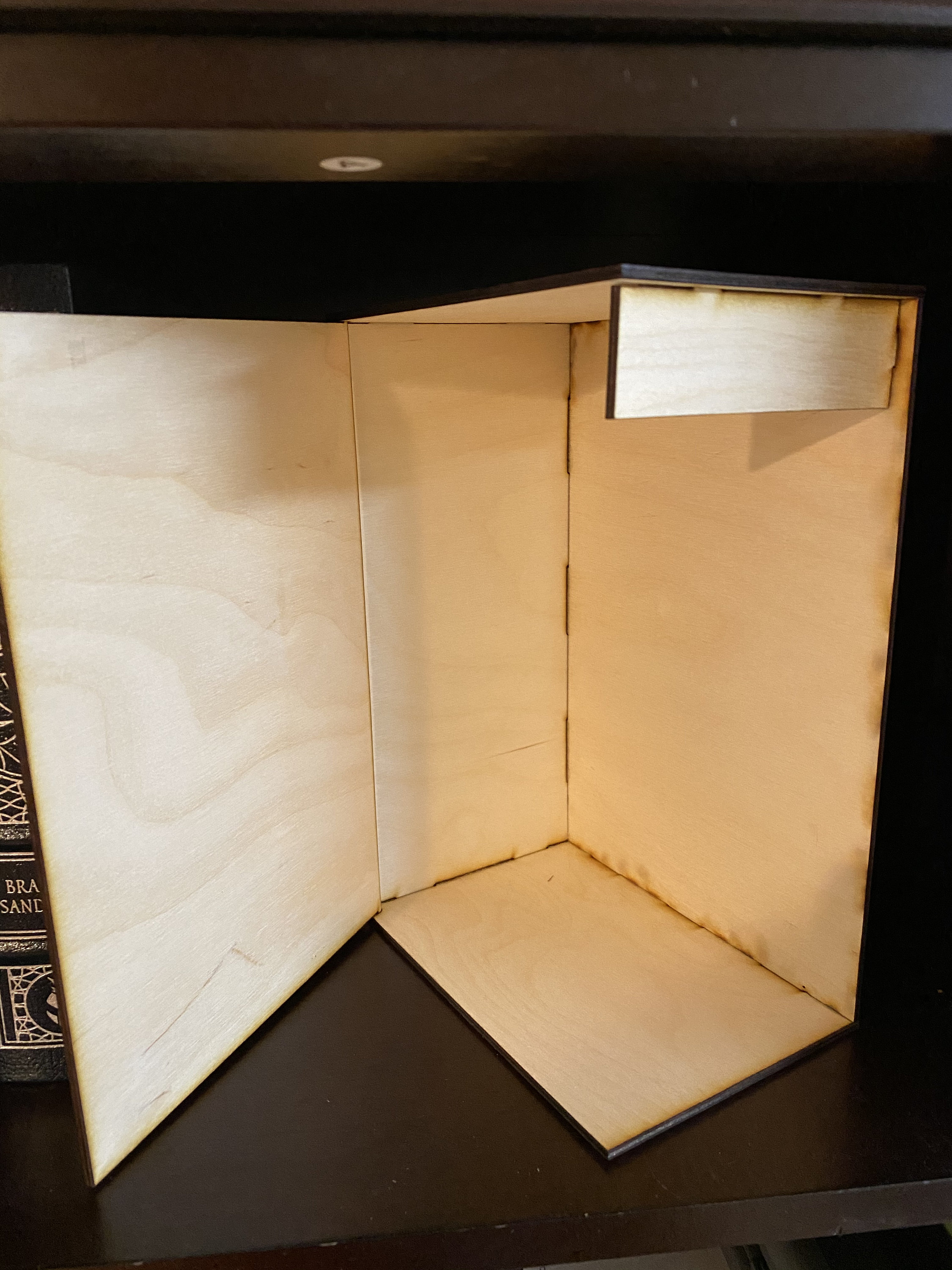 Book Nook Base Kit With Side Door Access Blank Canvas | Etsy