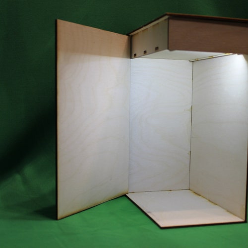 Book Nook Base Kit With Side Door Access Blank Canvas | Etsy