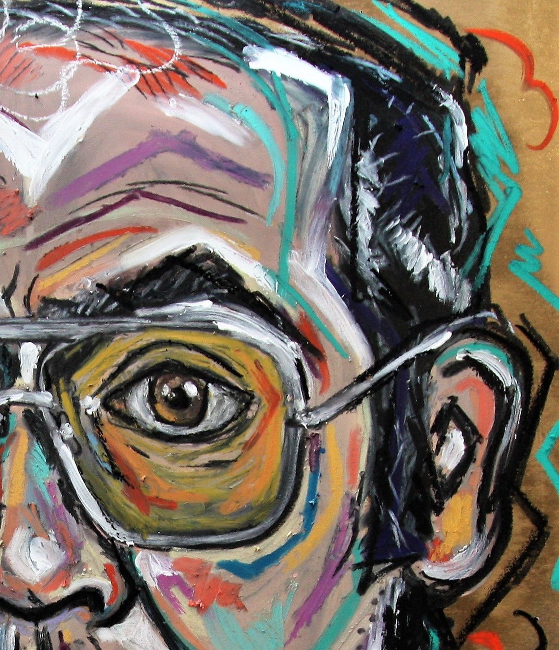 Hunter S. Thompson Artist Print GONZO, Surrealism, Contemporary Art ...