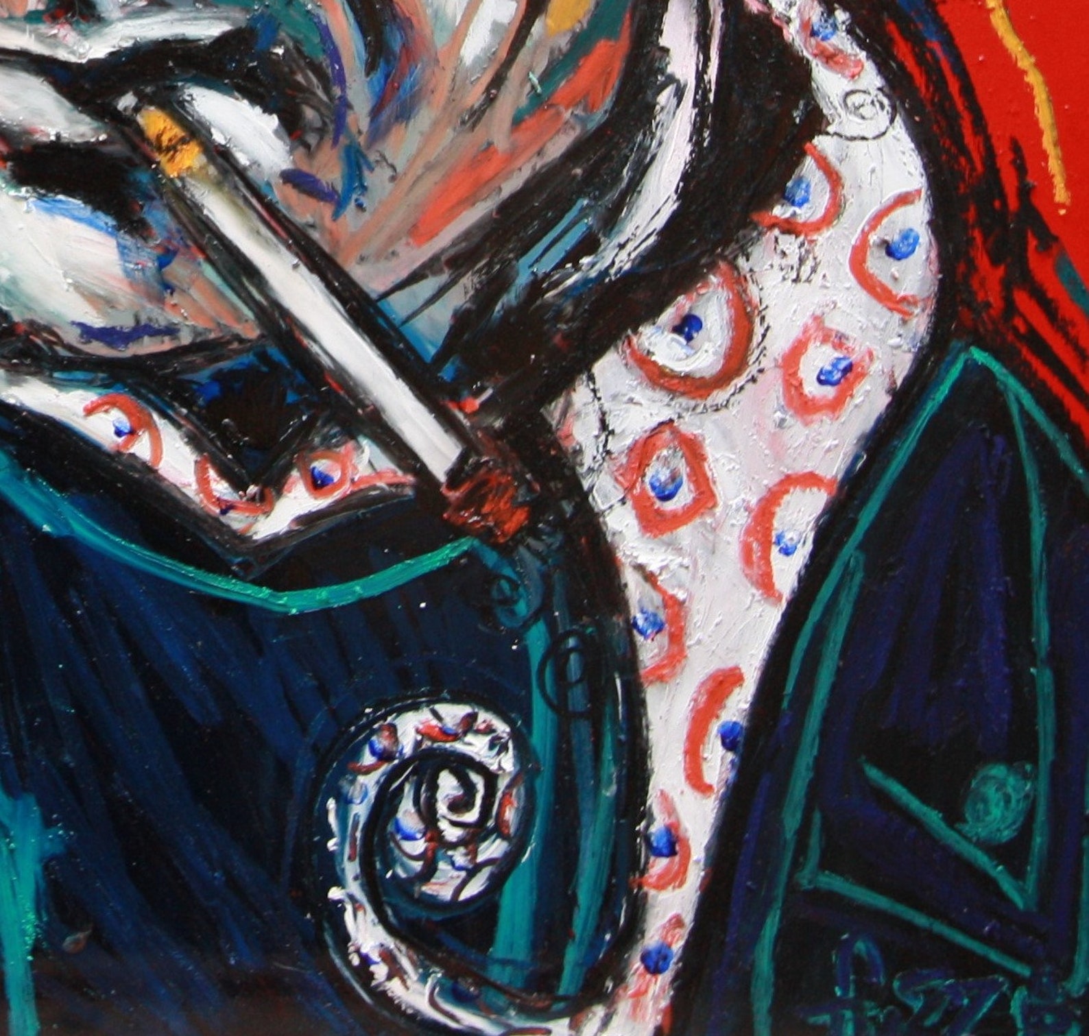 Hunter S. Thompson Art Print – Surrealist Portrait, Ralph Steadman ...