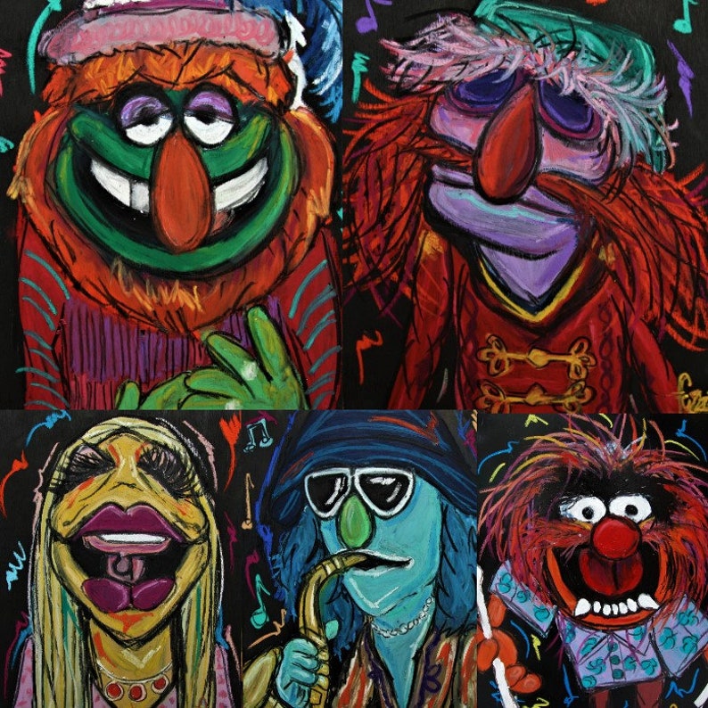 Dr. Teeth & the Electric Mayhem Artist Print, Jim Henson the Muppets ...