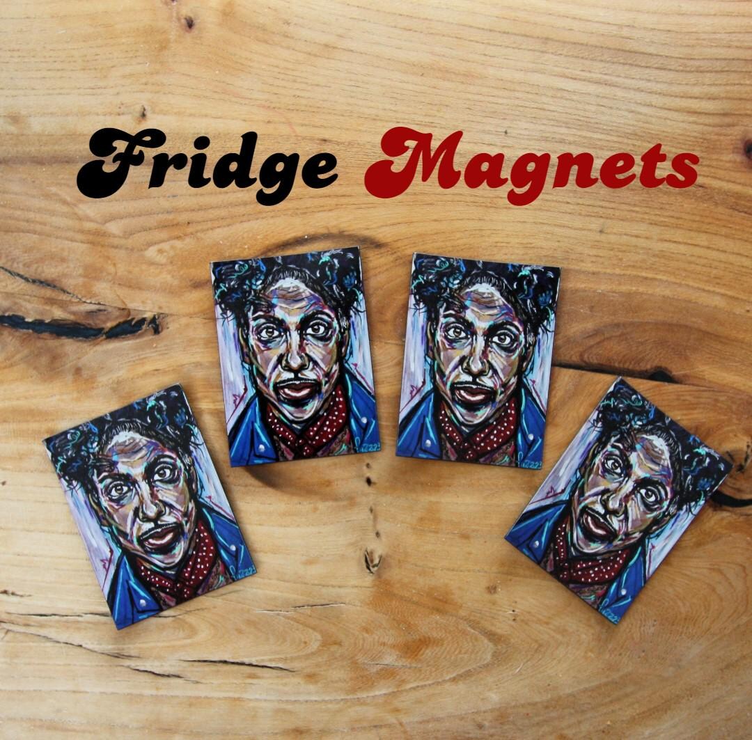 Handmade Fridge Magnets With Original Art, Pop Art Fridge Magnets ...