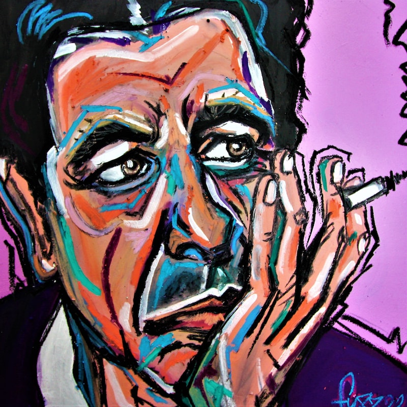 Leonard Cohen Art - Etsy