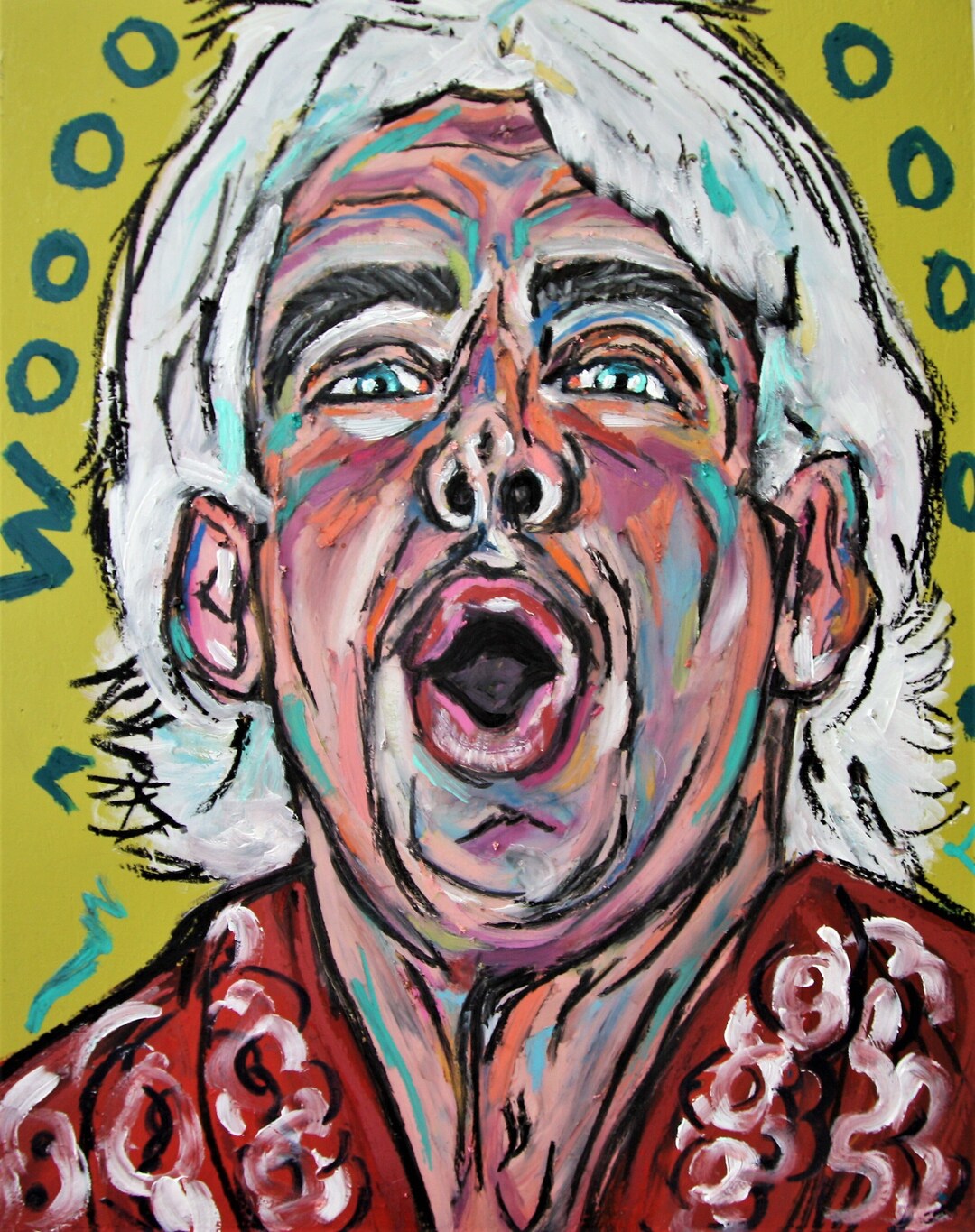 Ric Flair Artist Print, Retro Wrestling Art, Funny Retro Wall Decor ...