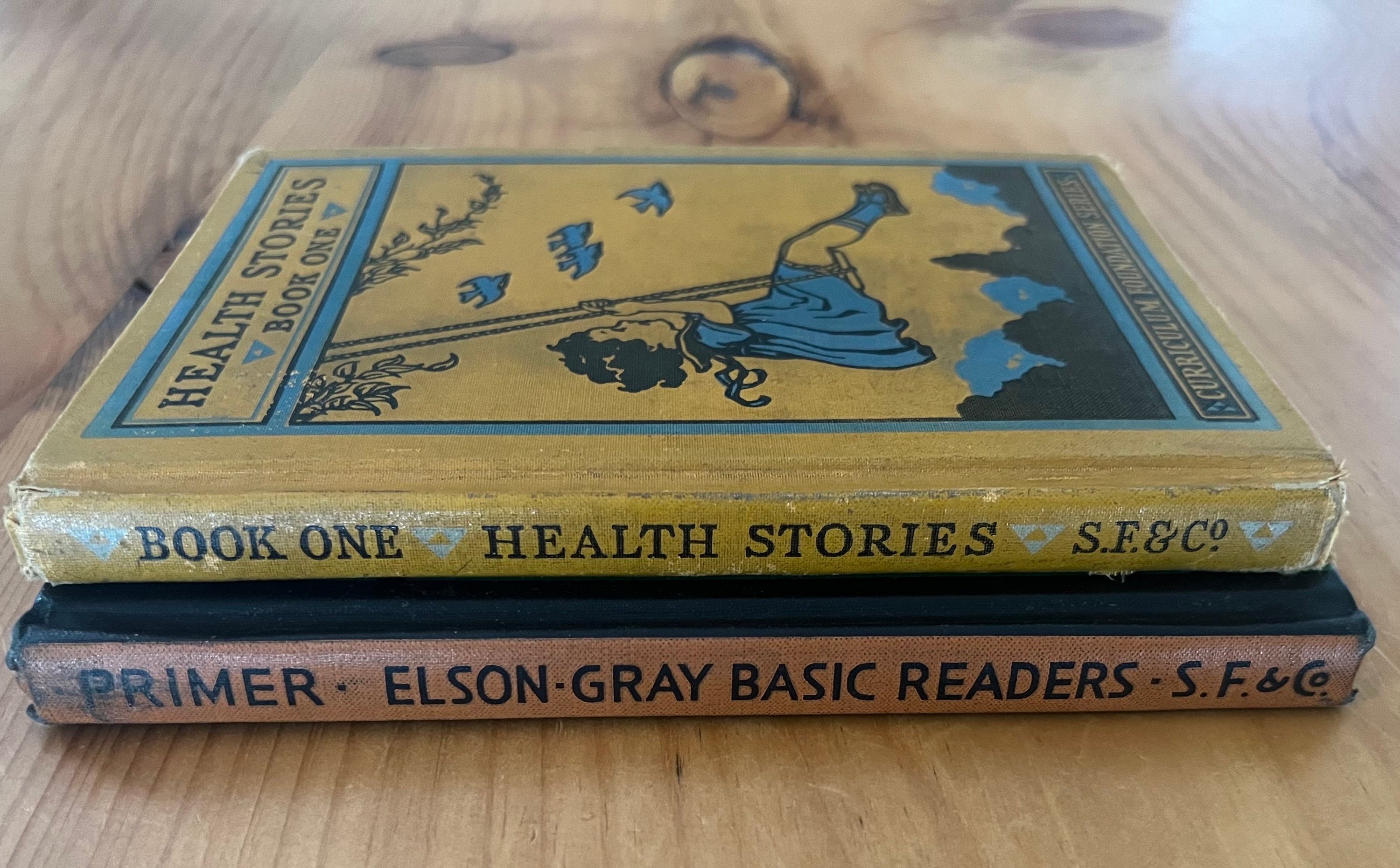 Vintage School Books Sf&co Elson-gray Basic Readers Primer and Health ...