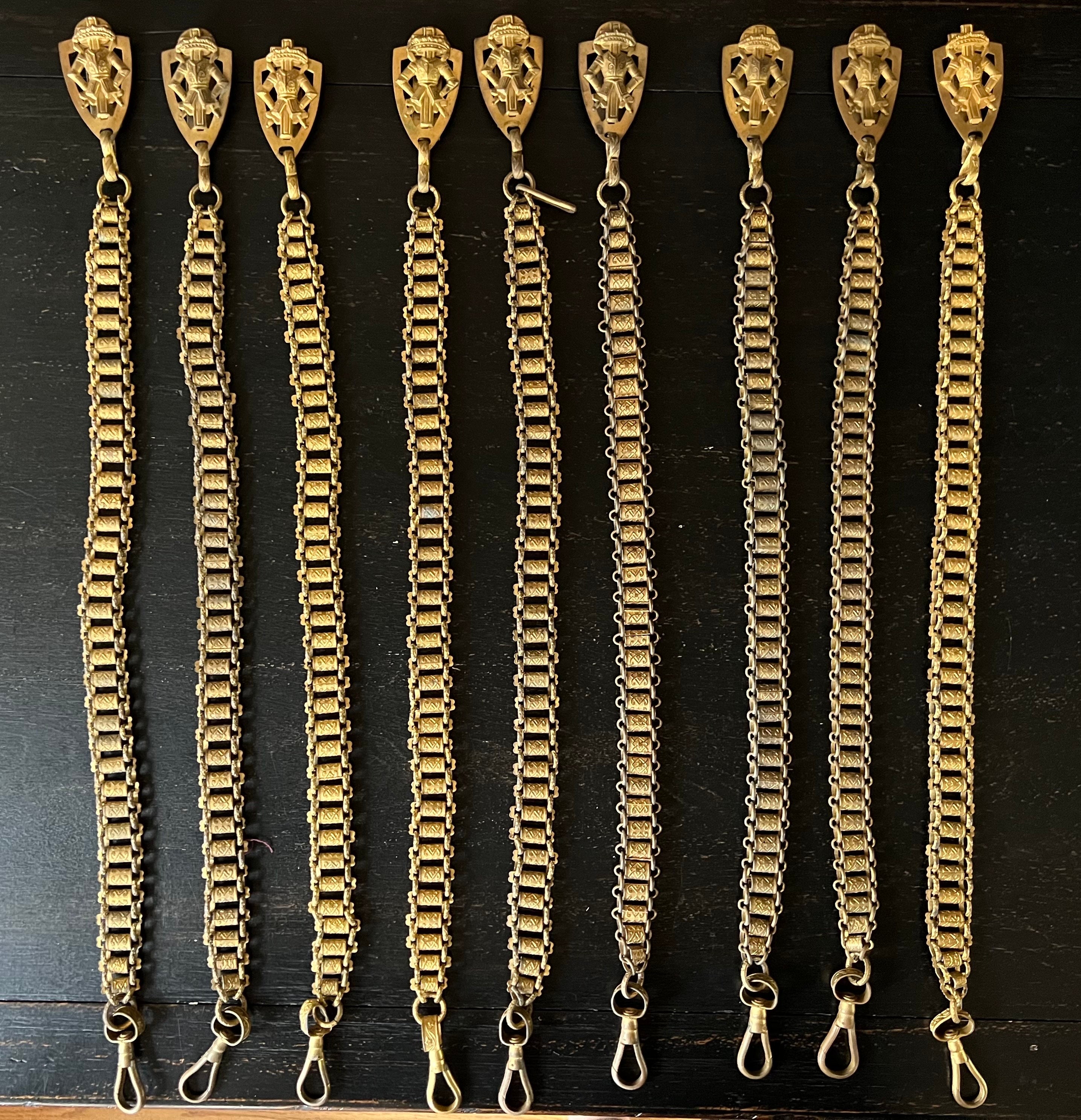 MASONIC Antique Regalia Sword Hanging CHAINS Knights Templar - Etsy